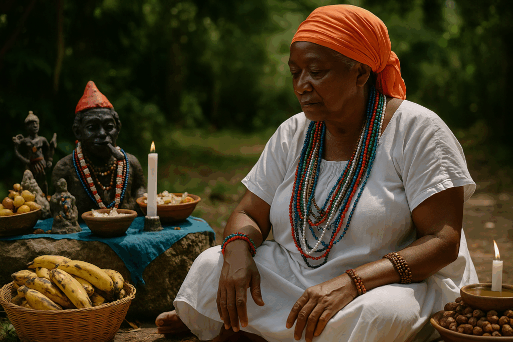 Santería afroamericana: Orisha y energías ancestrales.